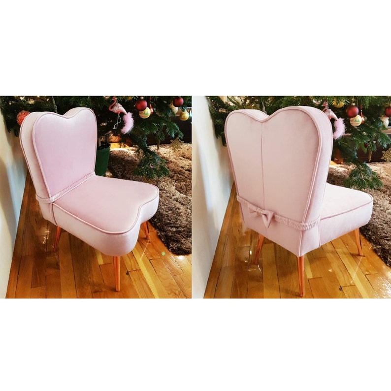 Velvet Heart Chair Childrens Chair Baby Kids Mini Chair Cute - Etsy