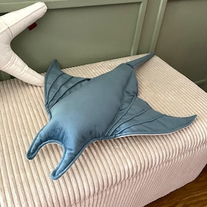 Starfish and Manta Cushions Set, Stingray and Starfish Pillows Set, Sea ...
