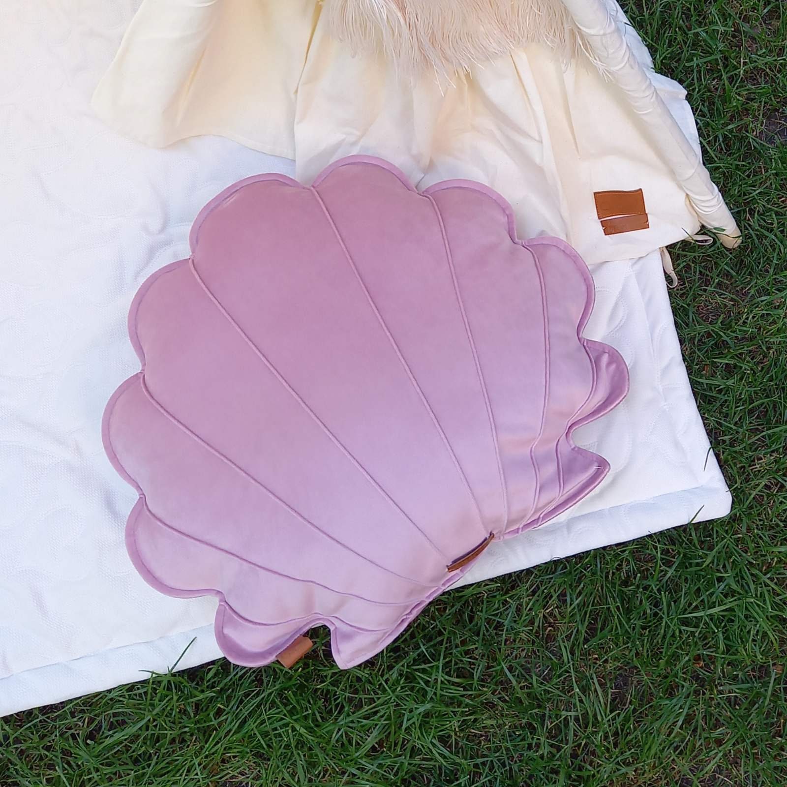 Shell With Starfish Pillow Set for Bed Pink Velour Humping - Etsy