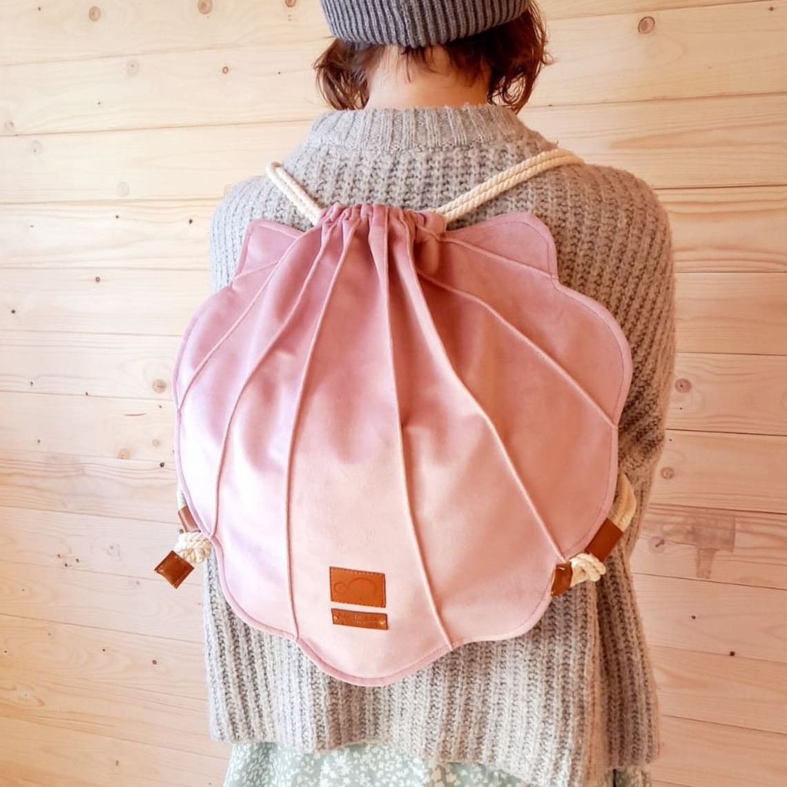 Shell Backpack Summer Beach Sack Bag Bagpacks Women Outfits - Etsy