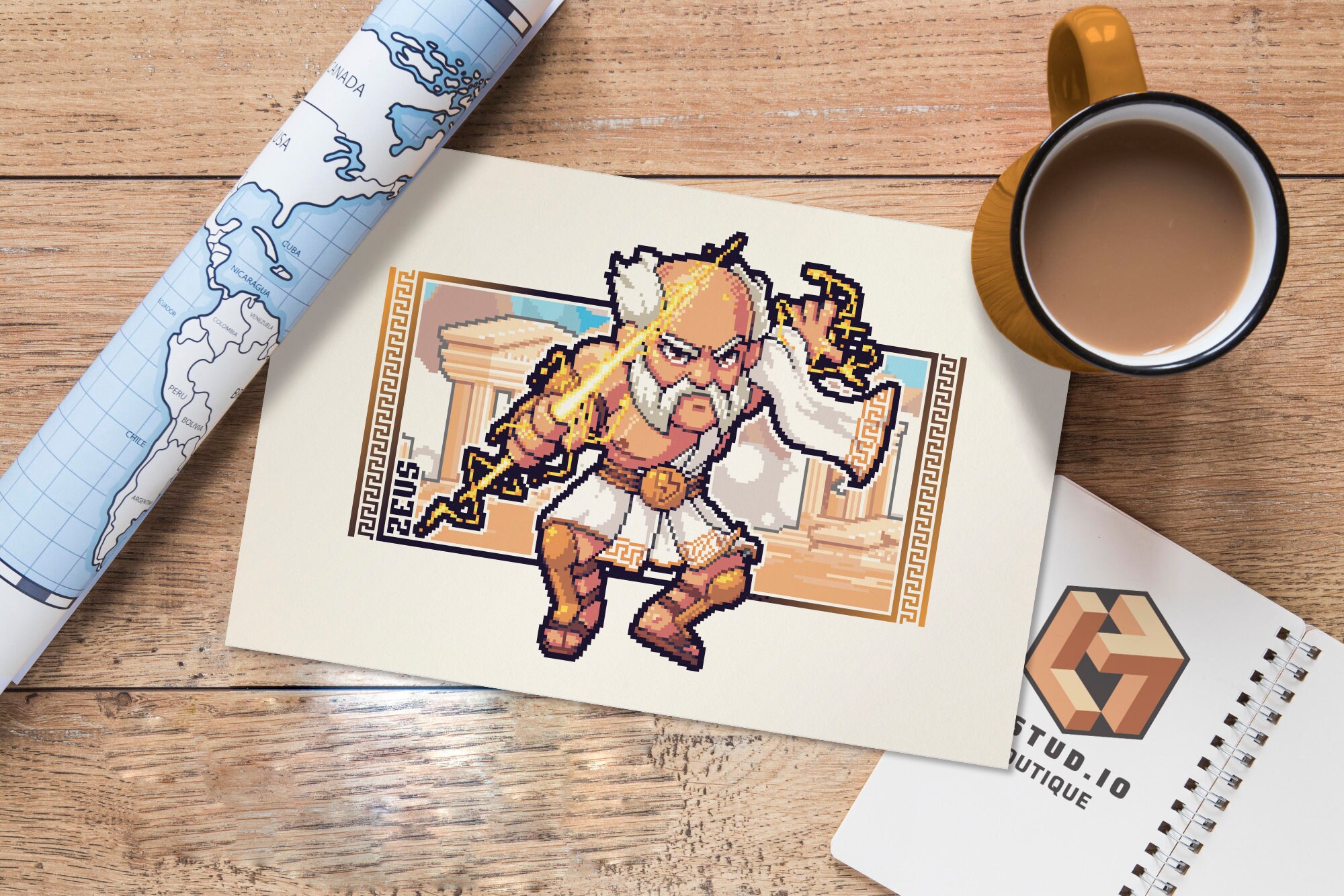 Greek Gods Pixel Art at Eula Newport blog