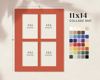 11x14 Collage Mat - Etsy