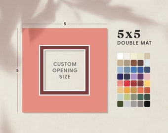 Double 5x5 Picture Frame - Etsy