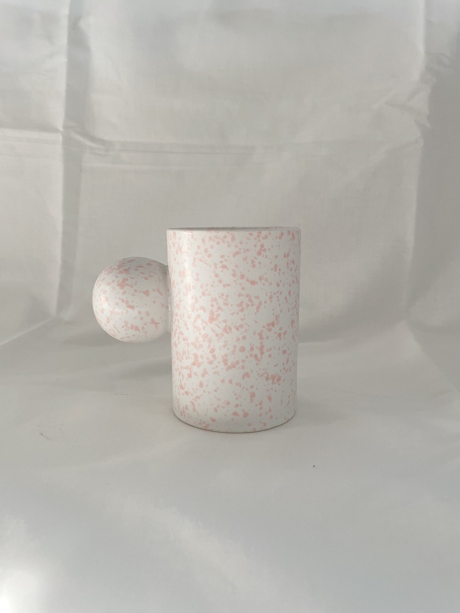 Ceramic Speckled Chunky Mug With Ball ?handle, Retro Ceramic Coffee Mug ...