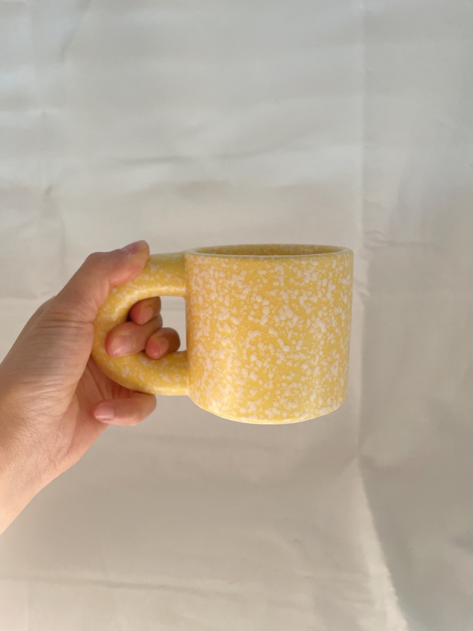 Ceramic Speckled Chunky Mug, Retro Ceramic Coffee Mug, Cocoa Mug - Etsy
