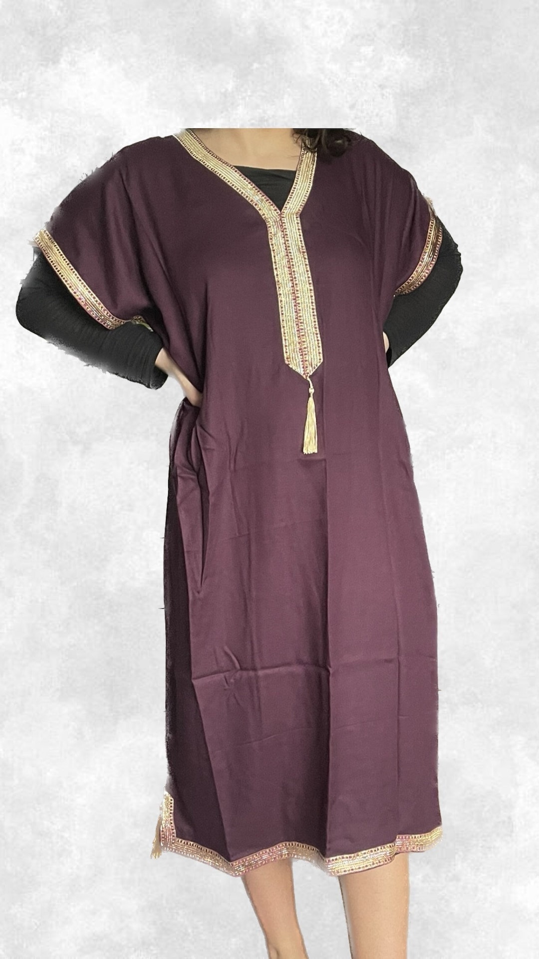 Tasseled Algerian Jeba Dress - Etsy