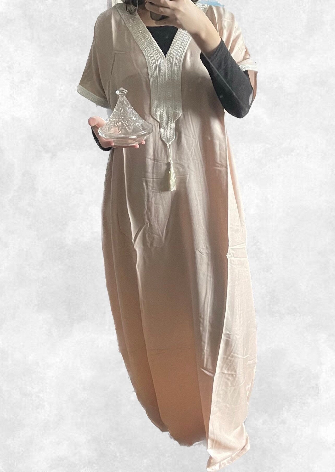 Robe Jeba algérienne marocaine à glands épais - Etsy France