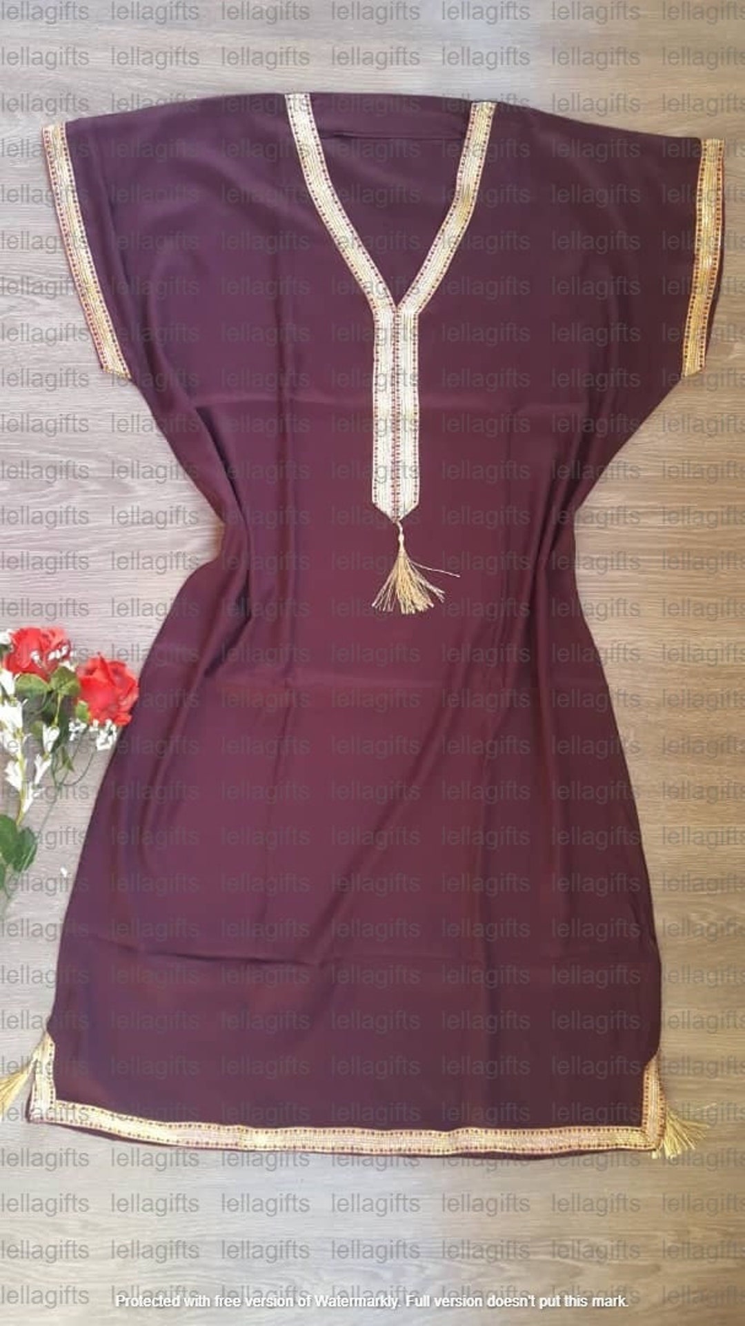 Tasseled Algerian Jeba Dress - Etsy