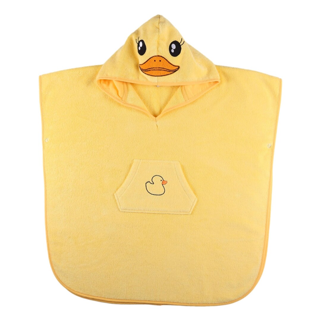 Embroidered Duck Poncho 100% Combed Cotton Gift Gift Wrapped Gift for ...