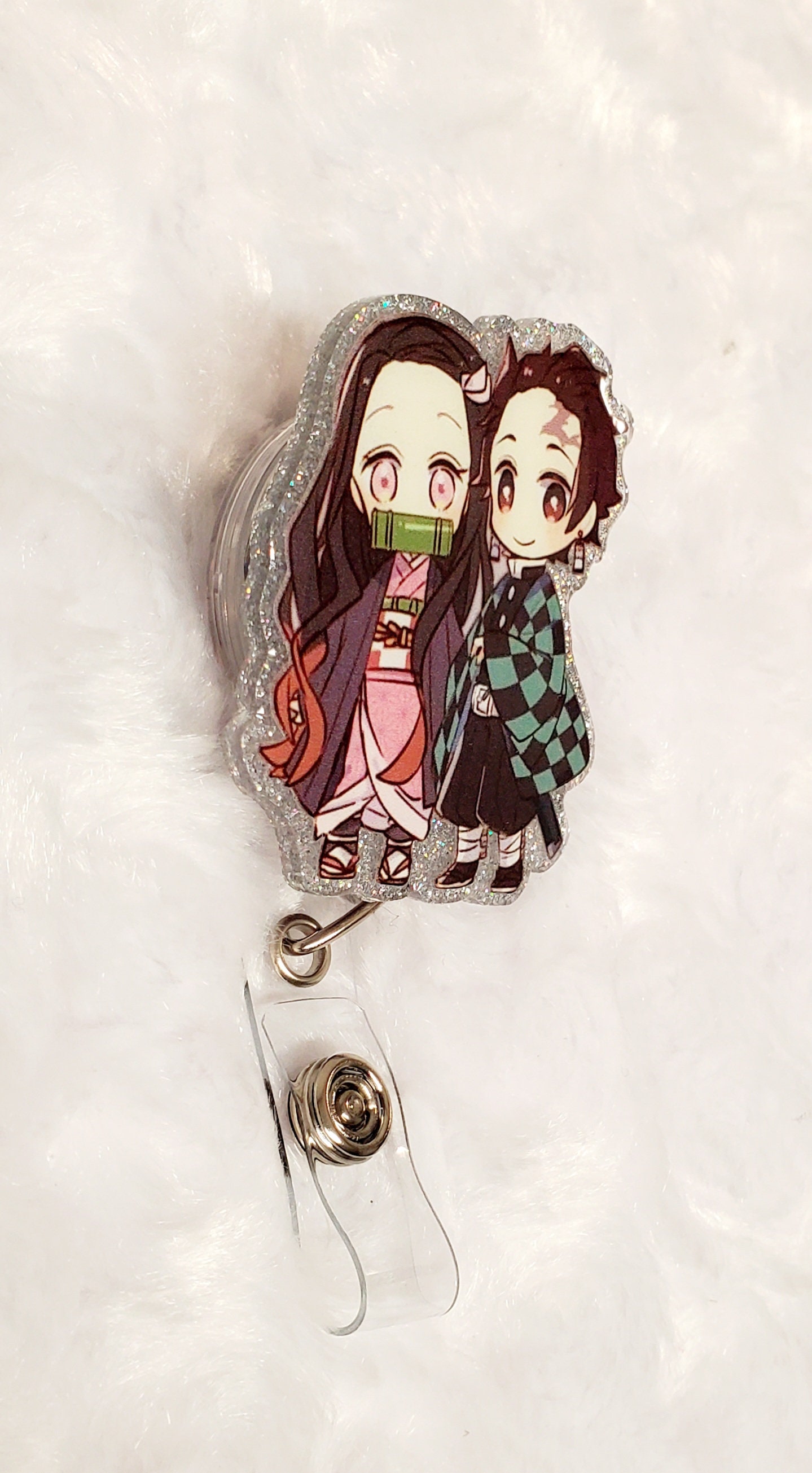 Anime Demon Brother and Sister Badge Reel - Etsy
