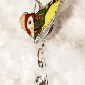 Gizmo and Gremlin Badge Reel - Etsy