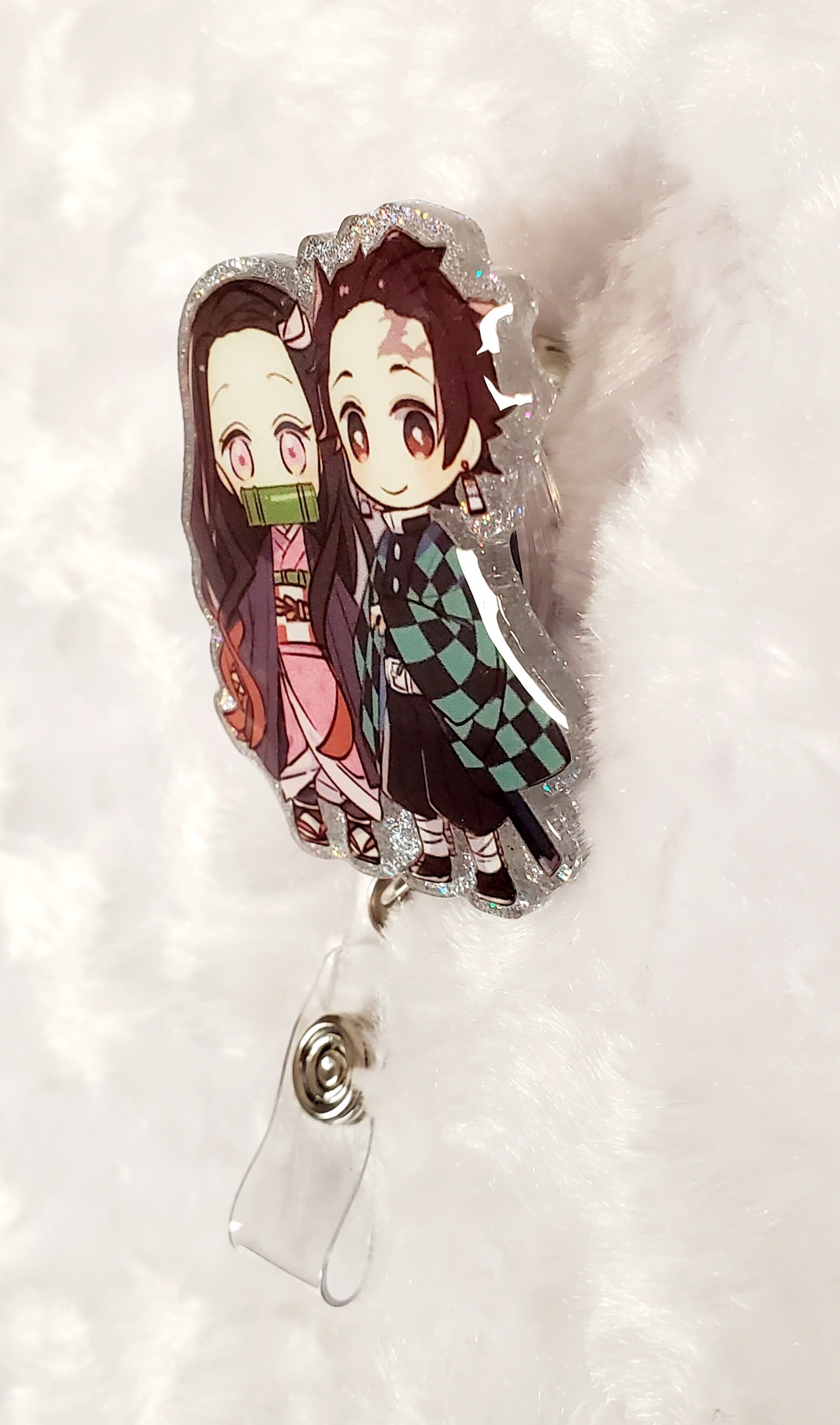 Anime Demon Brother and Sister Badge Reel - Etsy