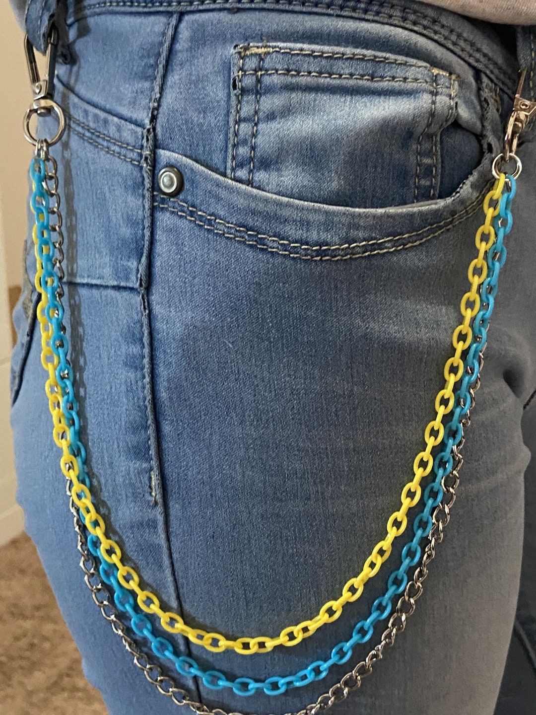Kpop Belt Chain, Pocket Chain, Concert Pocket Chain, Punk Cool Pants ...