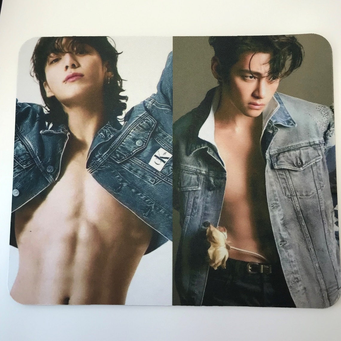 Bts Mouse Pad Jk & V Mouse Pad K-pop Mouse Pad Bts Desk - Etsy