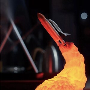 Rocket Lamp, Rocket Light, Desk Lamp Novelty Space Planet Theme ...