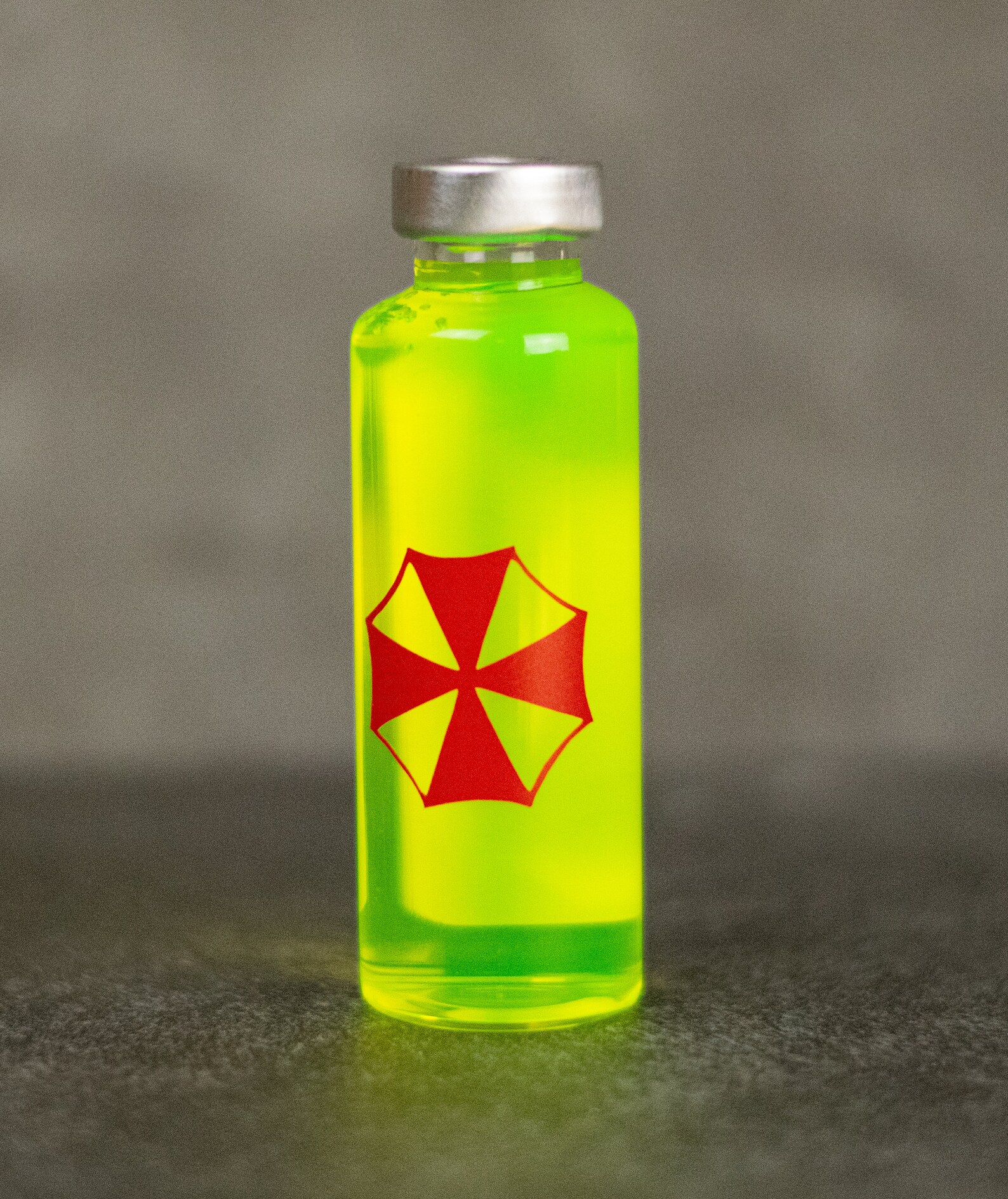 Resident Evil Anti-virus Vial by Umbrella Corporation UV Reactive SUPER ...