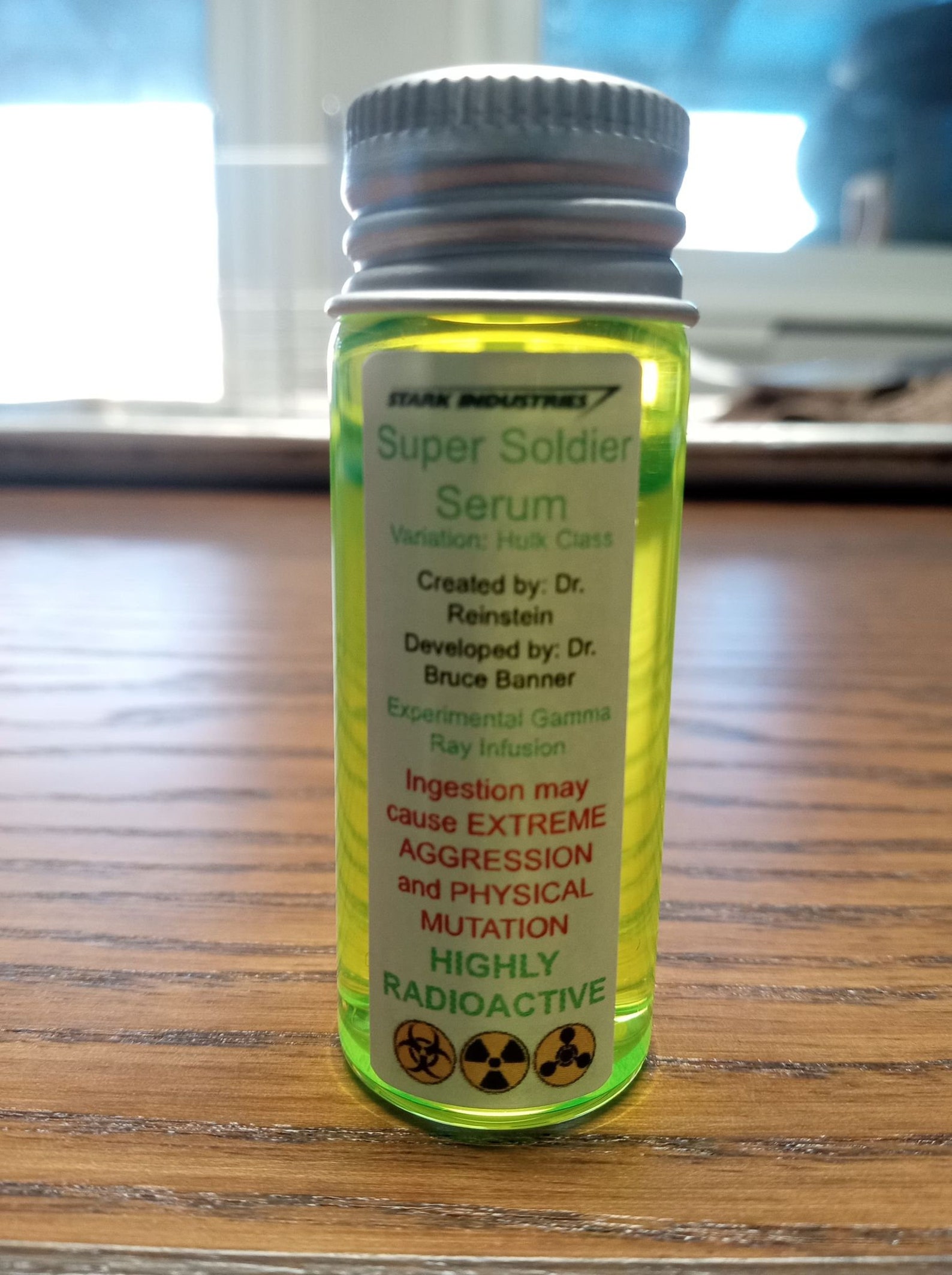 Super Soldier Serum Hulk Class - Etsy