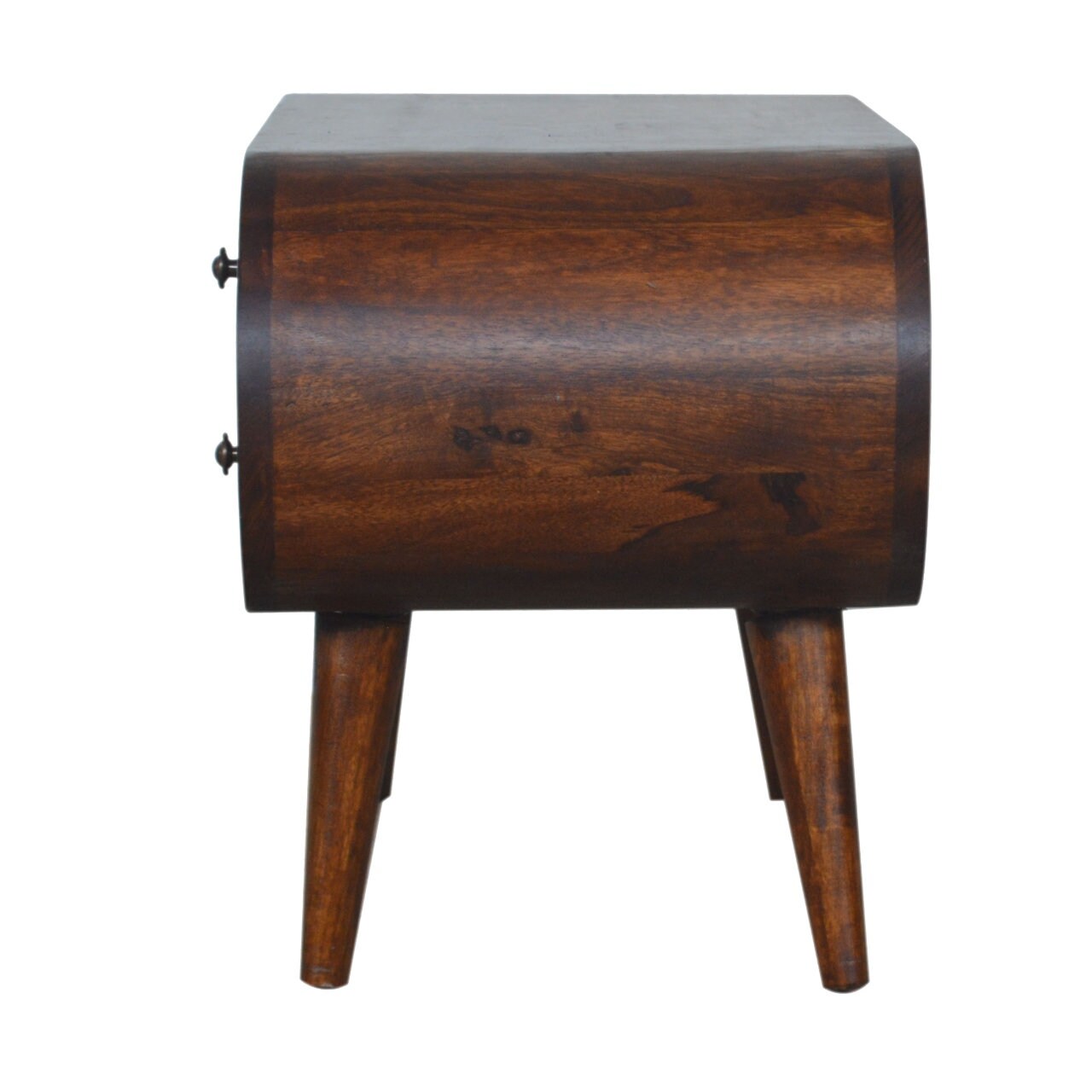 Small TV Stand TV Console With Storage Drawers and Shelves Solid Wood ...