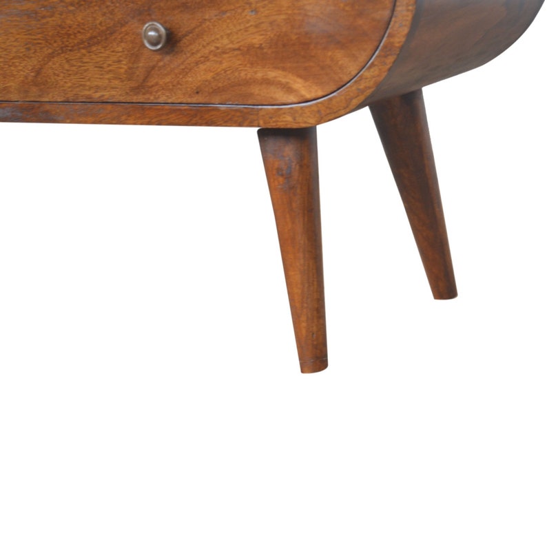 Small TV Stand TV Console With Storage Drawers and Shelves Solid Wood ...