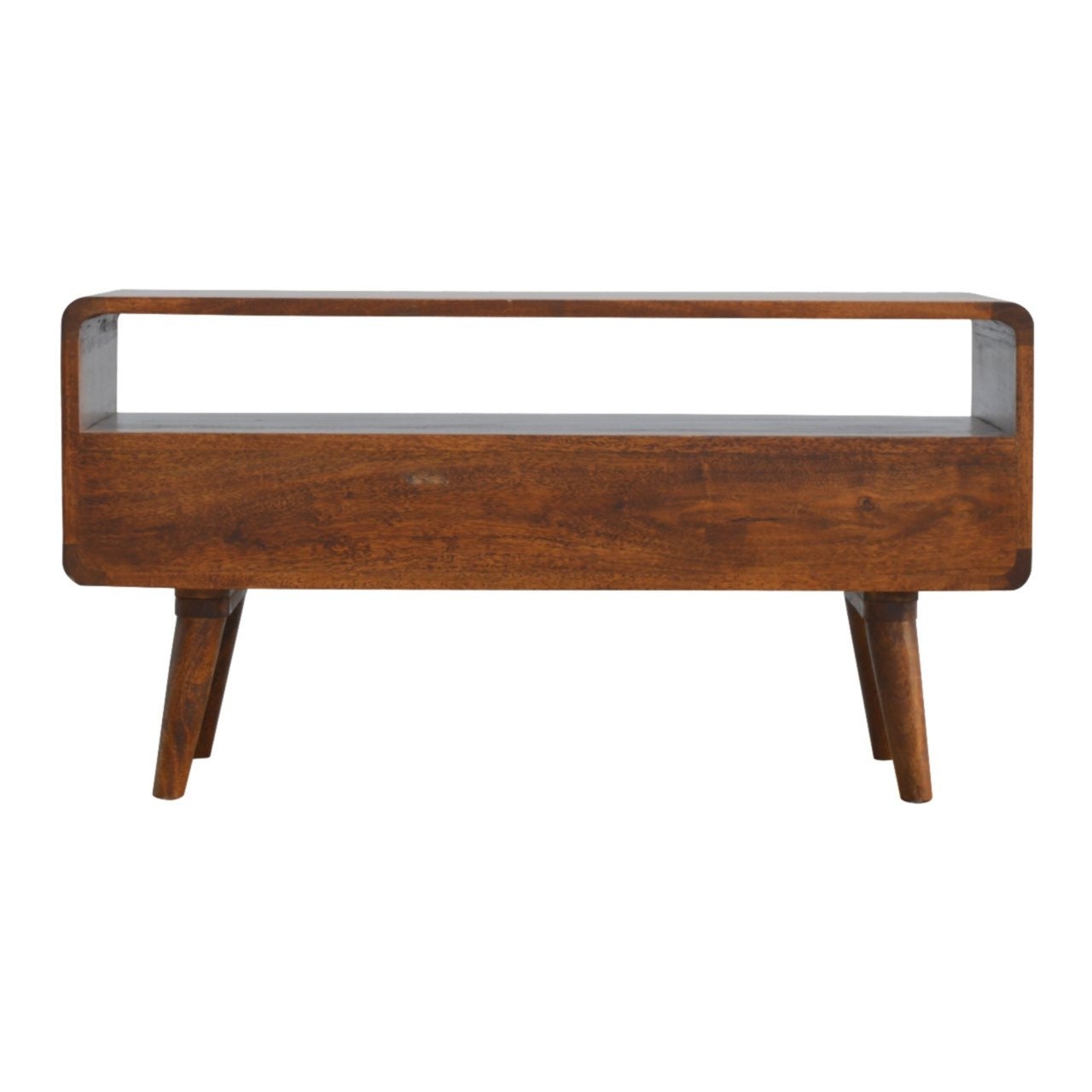Retro TV Stand Wood Modern Furniture Living Room Console Table With ...