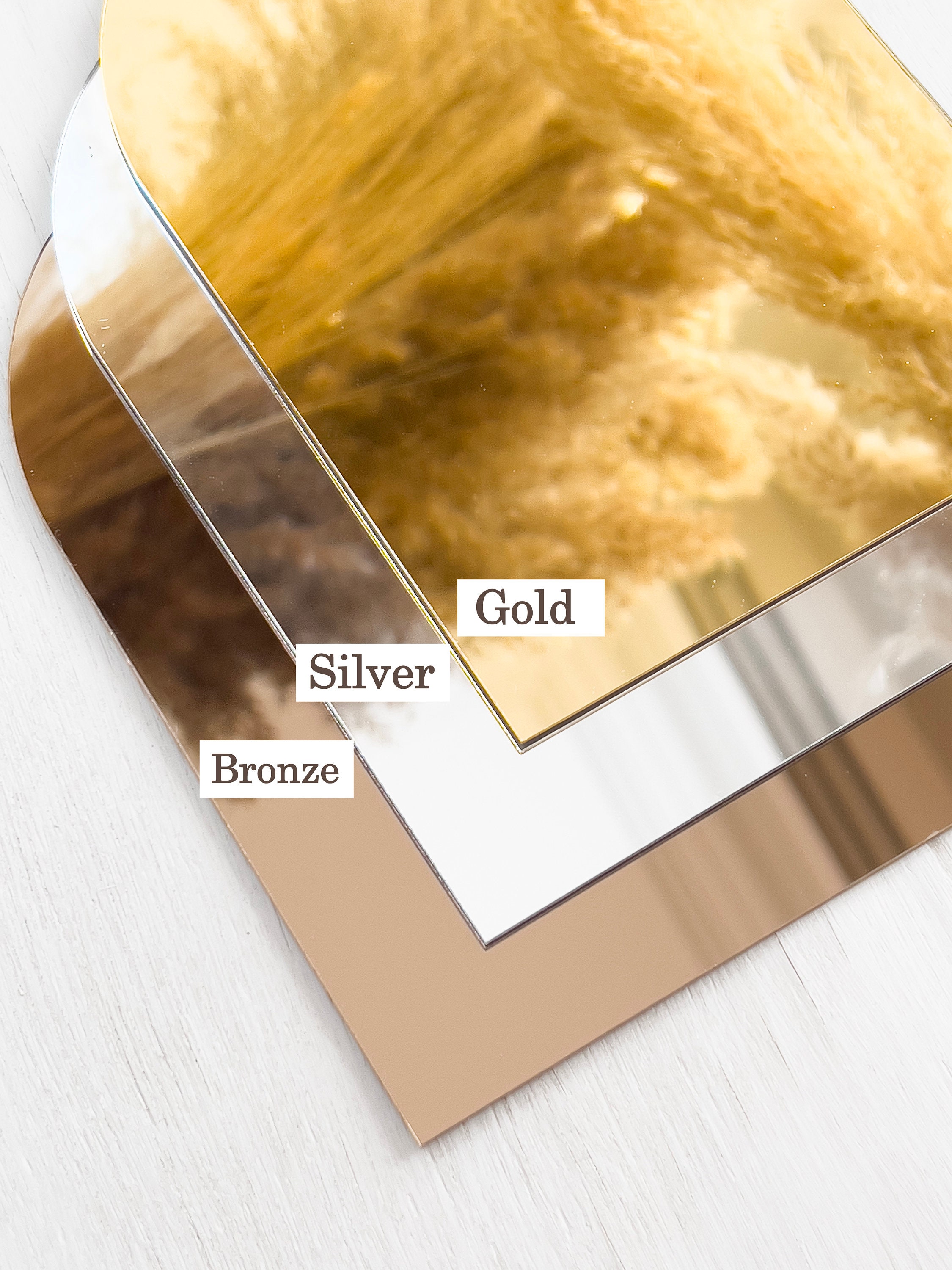 Custom Acrylic Mirror Wedding Invitations-acrylic Invitations, Mirror ...