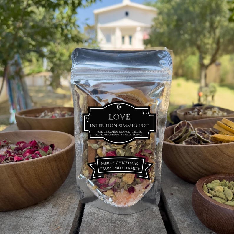 10 Pcs Personalized Witches Brew Simmer Pot Kits: Natural Home ...