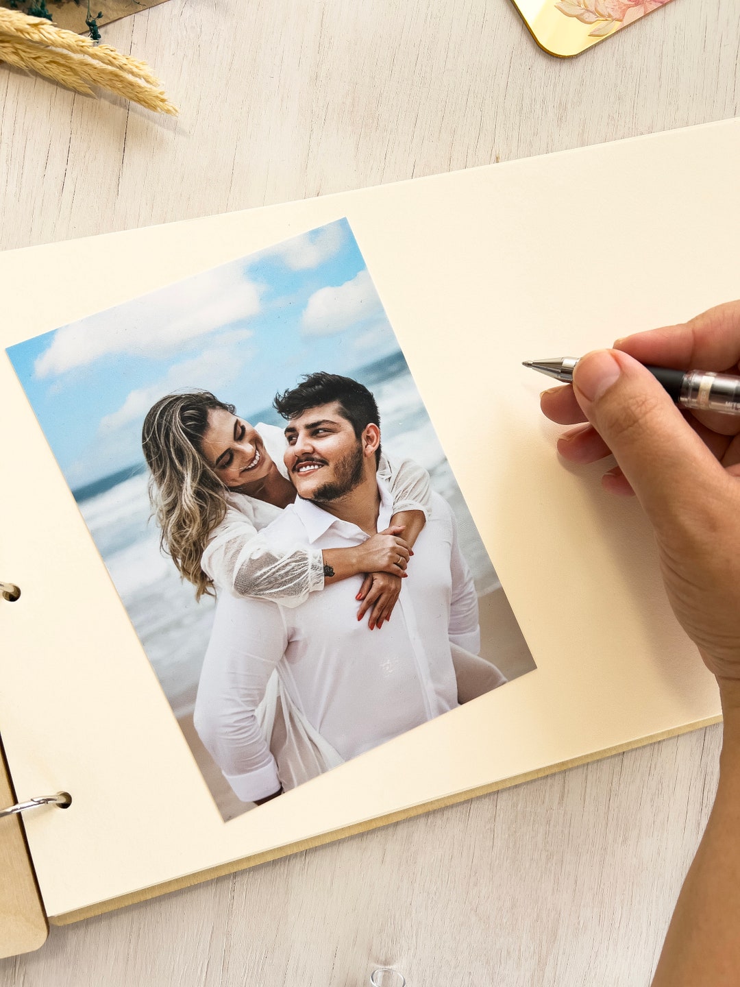 Personalized Handmade Photo Album, Custom Scrapbook, Memory Book ...