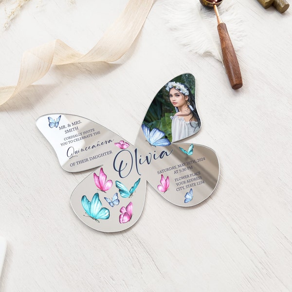 Mirror Invitation - Etsy