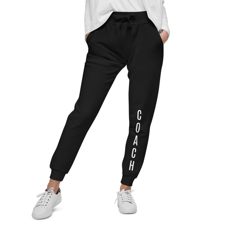 COACH Unisex Fleece Sweatpants, Sweats, Custom Sweats, Lounge Wear ...