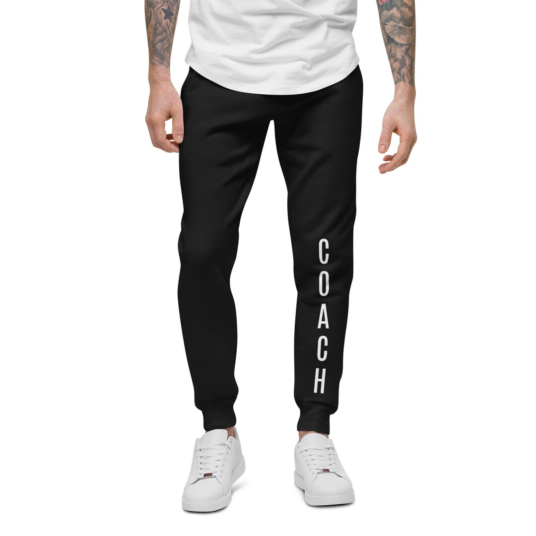 COACH Unisex Fleece Sweatpants, Sweats, Custom Sweats, Lounge Wear ...