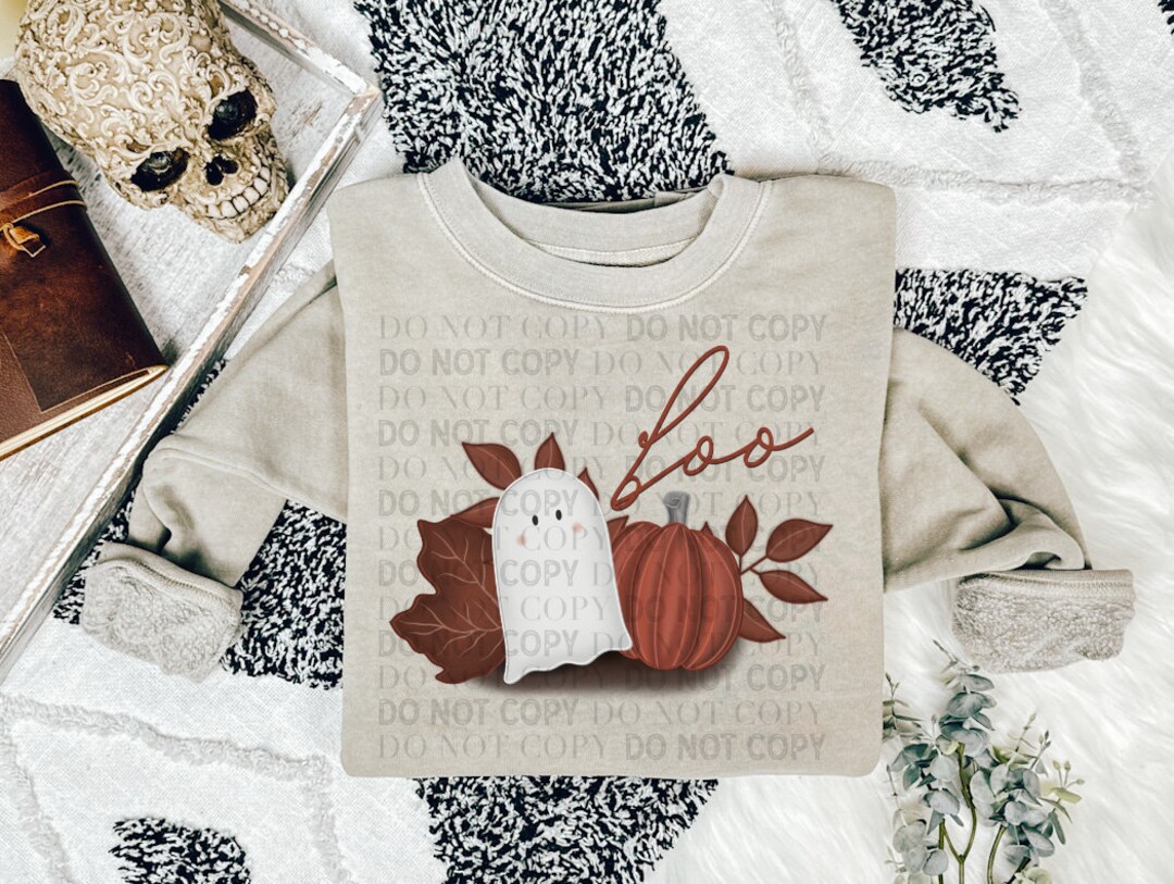 Boo Fall PNG File Design - Etsy