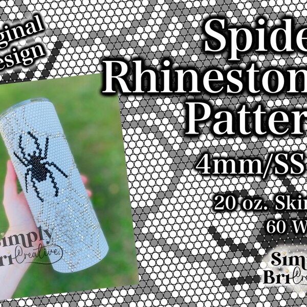 Rhinestone Spider - Etsy