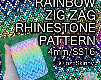 Zig Zag 30oz Tumbler - Etsy