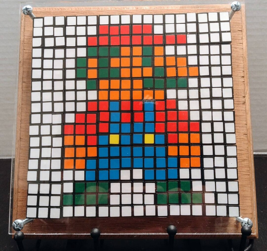 8 Bit Mario Cube Mosaic - Etsy Österreich