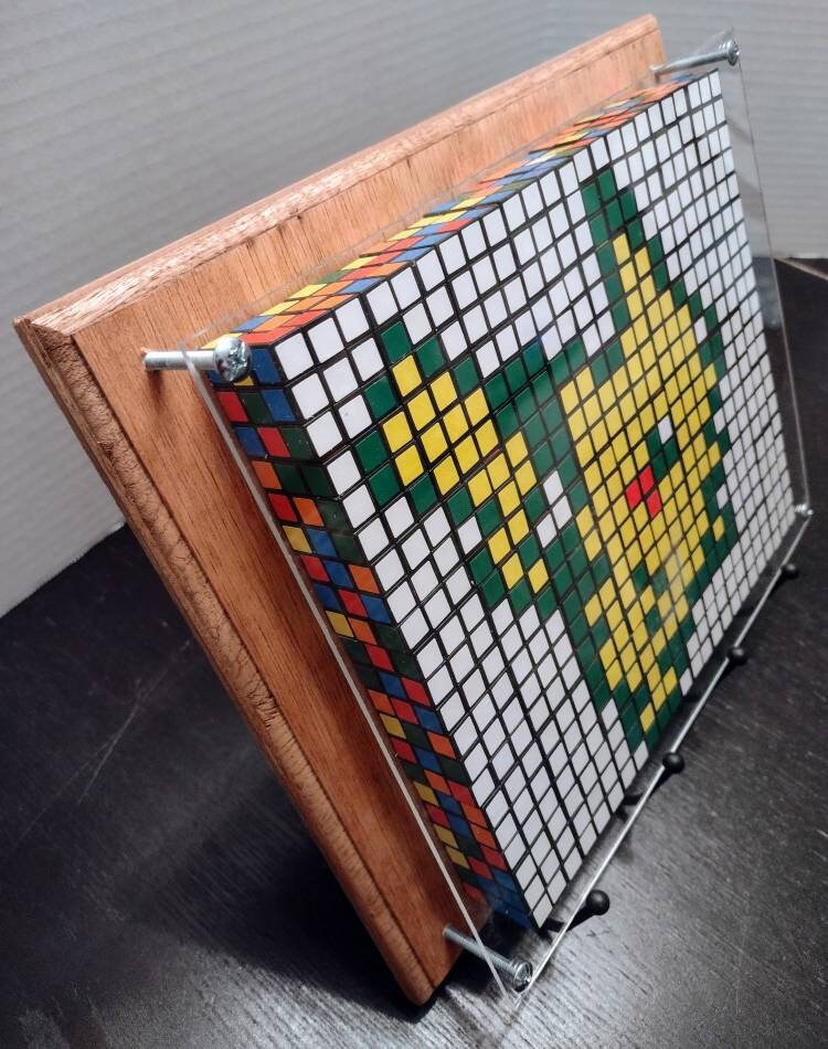 Pikachu Mini Cube Mosaic - Etsy