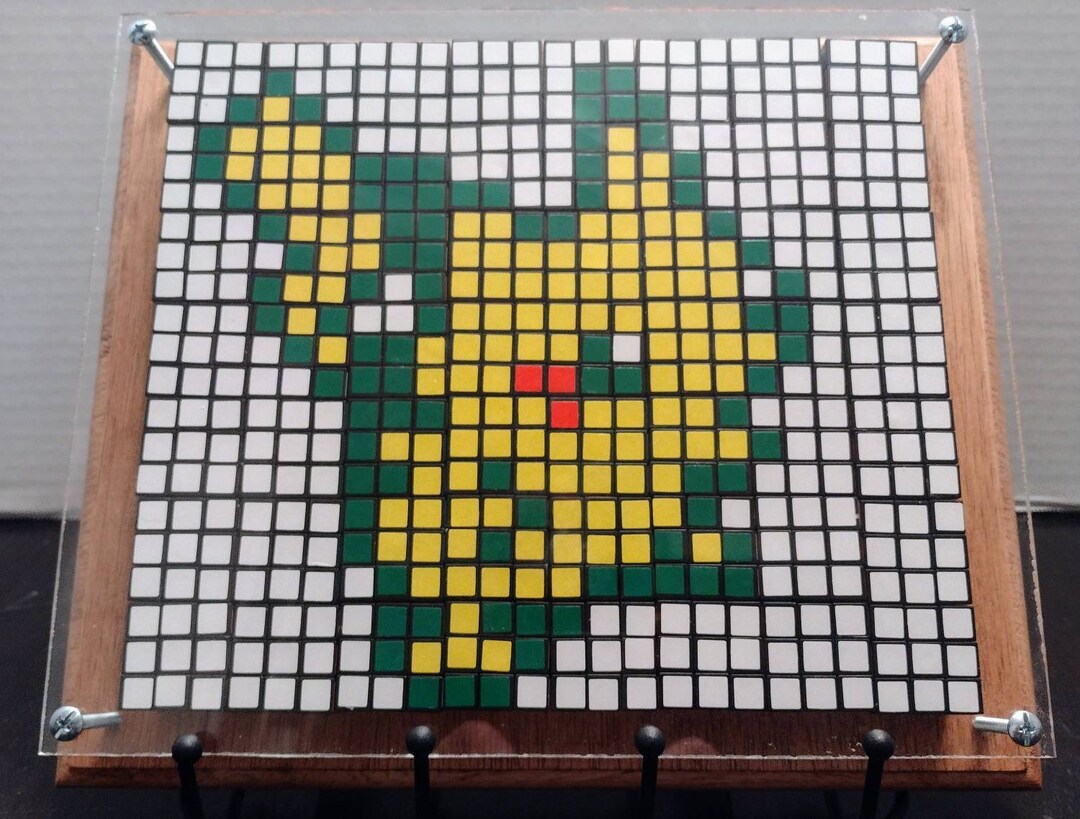 Pikachu Mini Cube Mosaic - Etsy