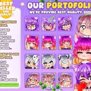 3x Custom Animated Emotes, Emojis, Sub Emotes for Your Twitch, Youtube ...