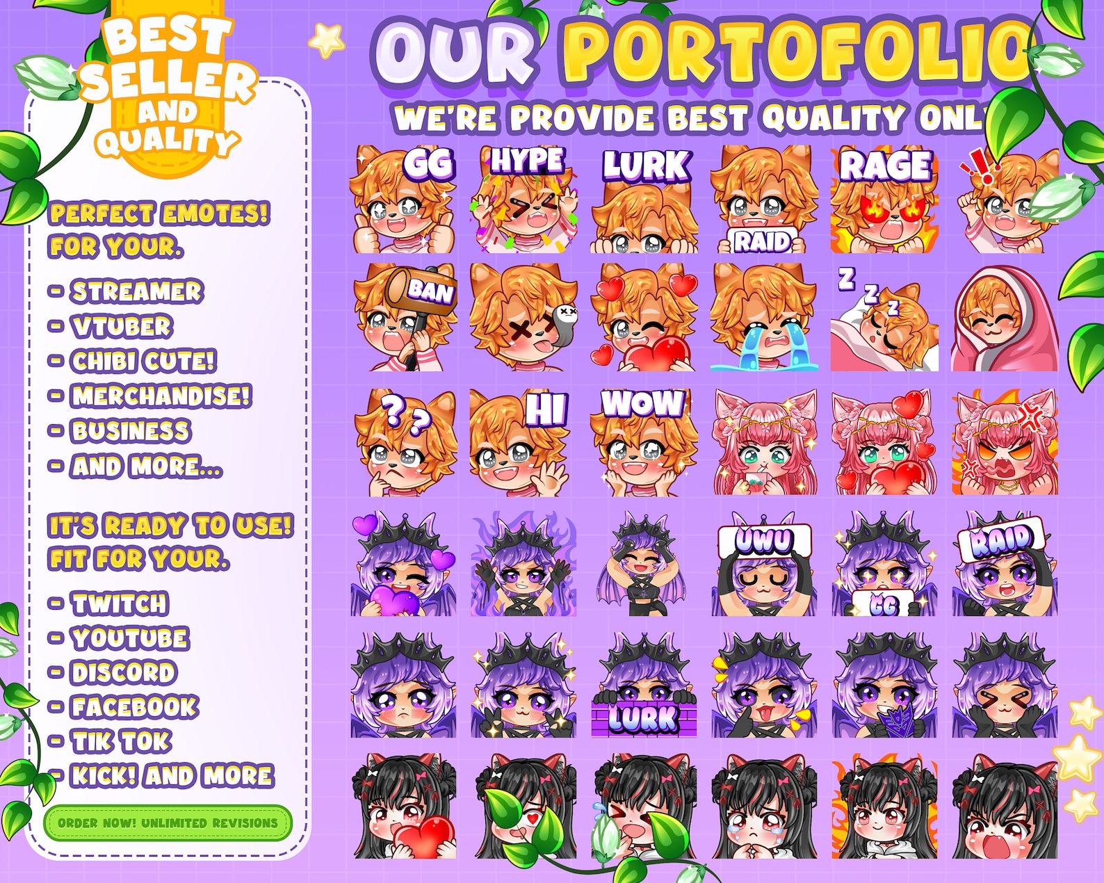 Custom Animated Emotes, Emojis, Sub Emotes for Your Twitch, Youtube ...