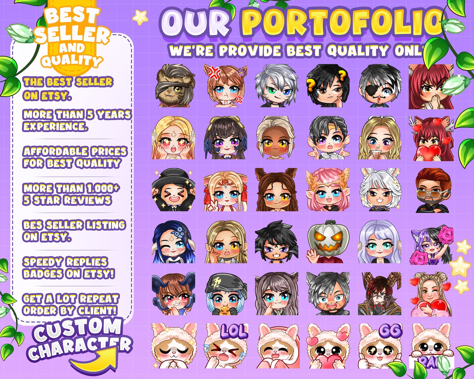 Custom Animated Emotes, Emojis, Sub Emotes for Your Twitch, Youtube ...