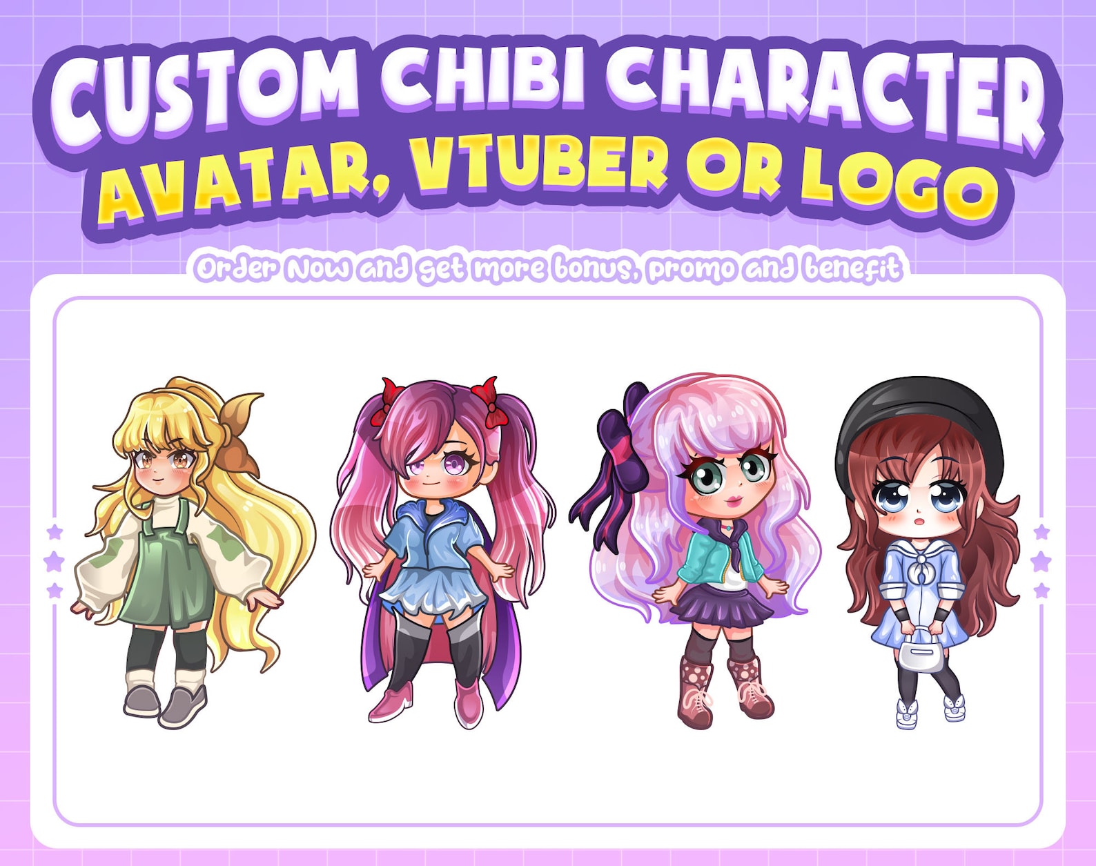 Custom Chibi Cute Character for Your Chibi Couple / Chibi - Etsy