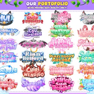 Custom Vtuber Logo: Chibi Cute Vtuber Branding for Streamers - Etsy