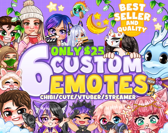 Custom Animated Chibi Cute Stream Screen for Your Twitch/youtube or ...