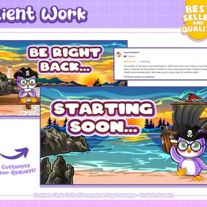 Custom Animated Chibi Cute Stream Screen for Your Twitch/youtube or ...