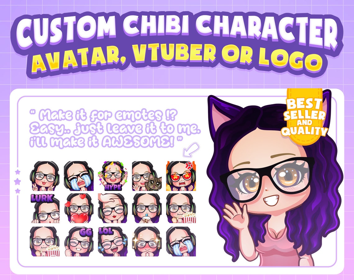 Custom Chibi Cute Character for Your Chibi Couple / Chibi - Etsy