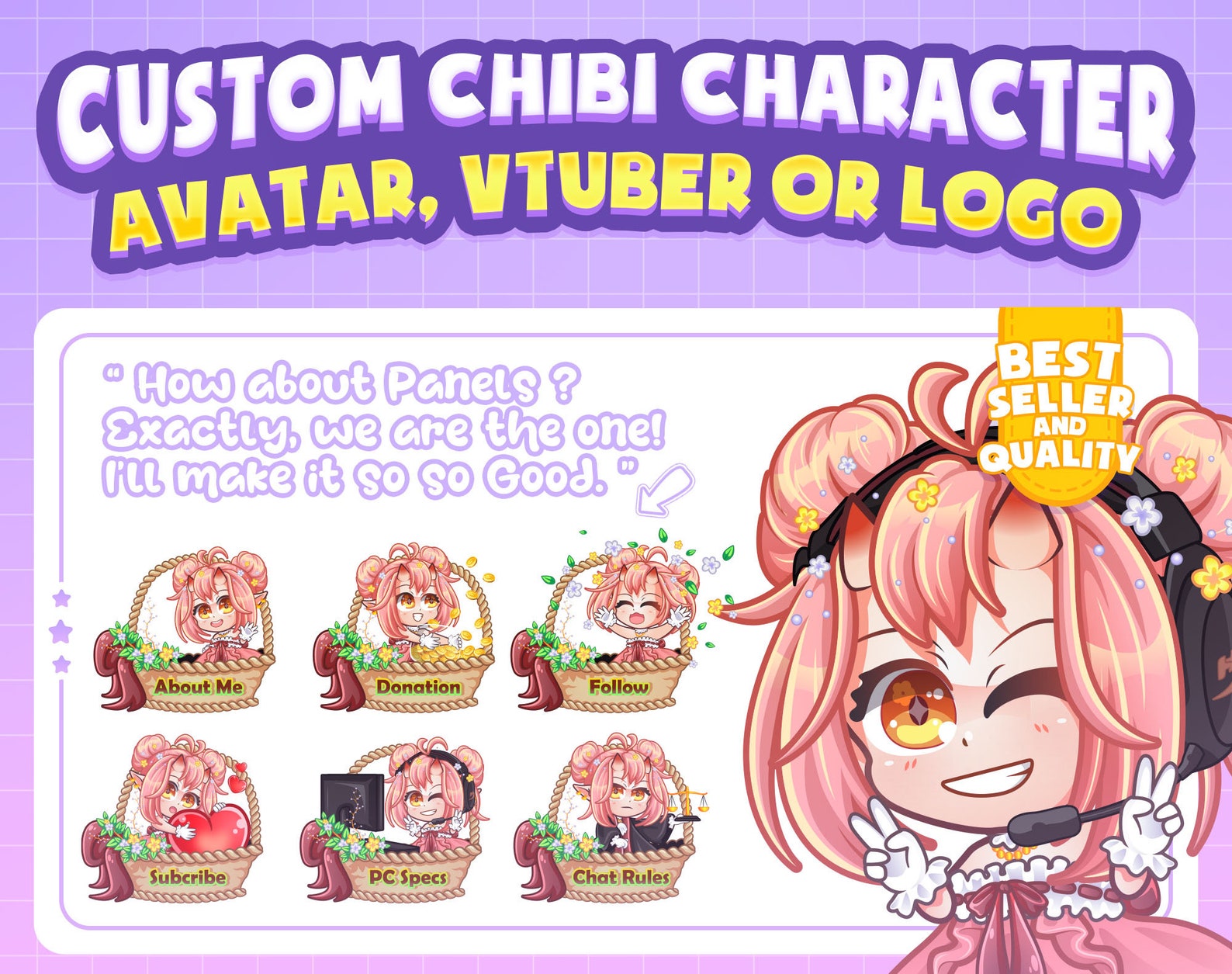 Custom Chibi Cute Character for Your Chibi Couple / Chibi - Etsy