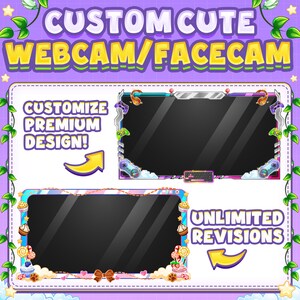 Custom Animated Facecam Overlay / Webcam Overlay in Cute Style or ...