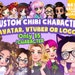 Custom Chibi Cute Character for Your Chibi Couple / Chibi Portrait ...