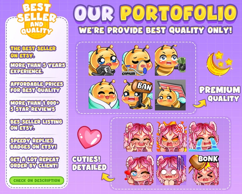 6x Custom Emotes Emojis Sub Emotes for Twitch Youtube - Etsy Australia