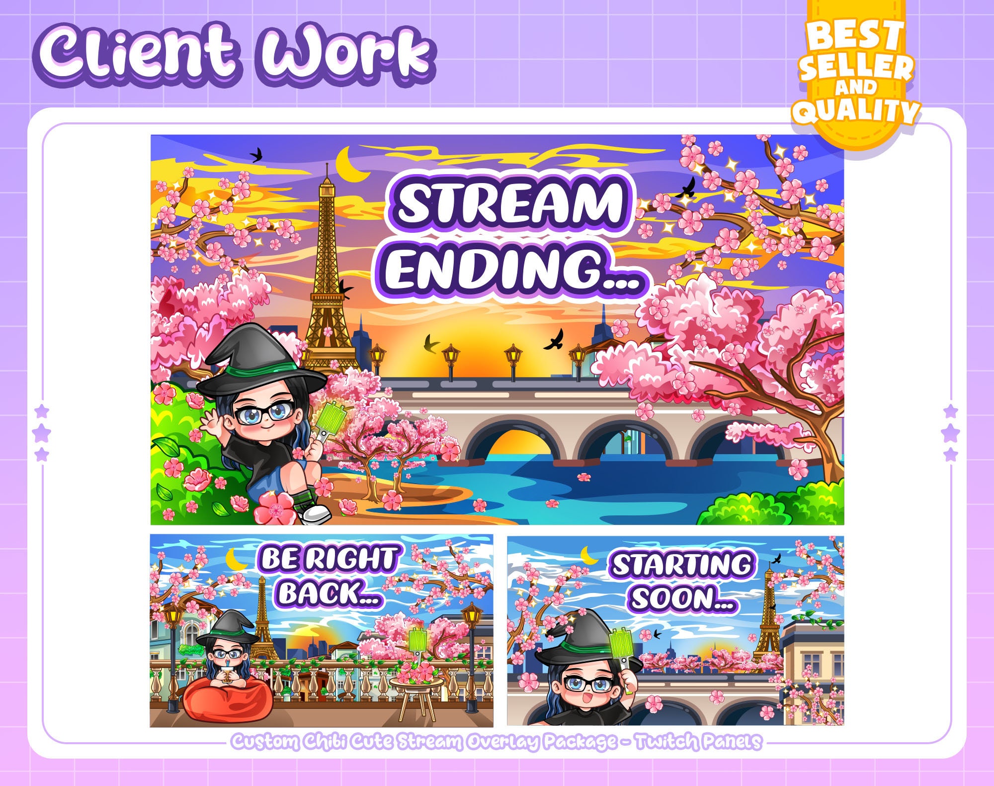 Custom Animated Chibi Cute Stream Screen for Your - Etsy Australia