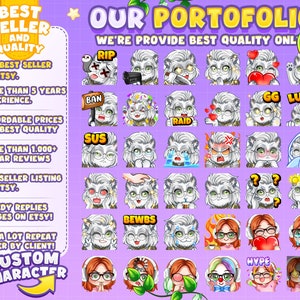 Custom Animated Emotes, Emojis, Sub Emotes for Your Twitch, Youtube ...